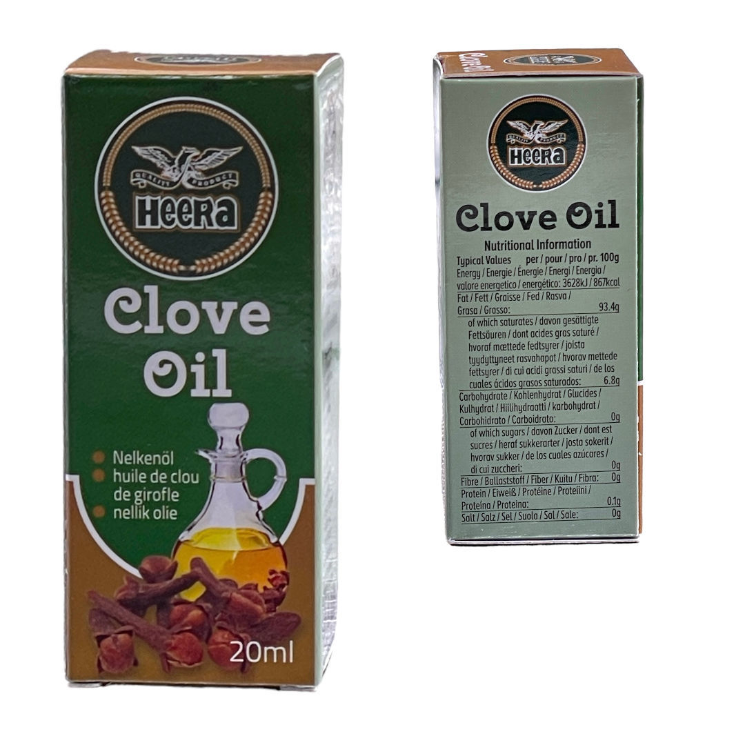 Heera Clove Oil 20ml - Yogi Mart - Online Indian Grocery Store