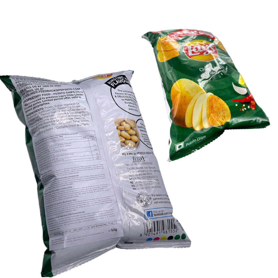 Lay's Chile limon Potatoes Chips 50g - Yogi Mart - Online Indian ...