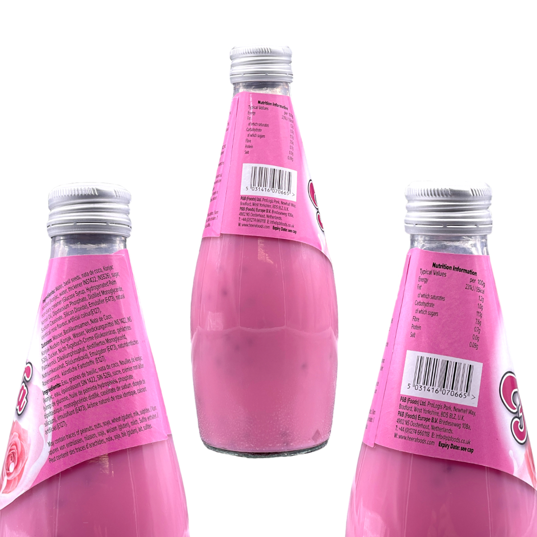 Heera Rose flavour Falooda Drink 290ml - Yogi Mart - Online Indian ...