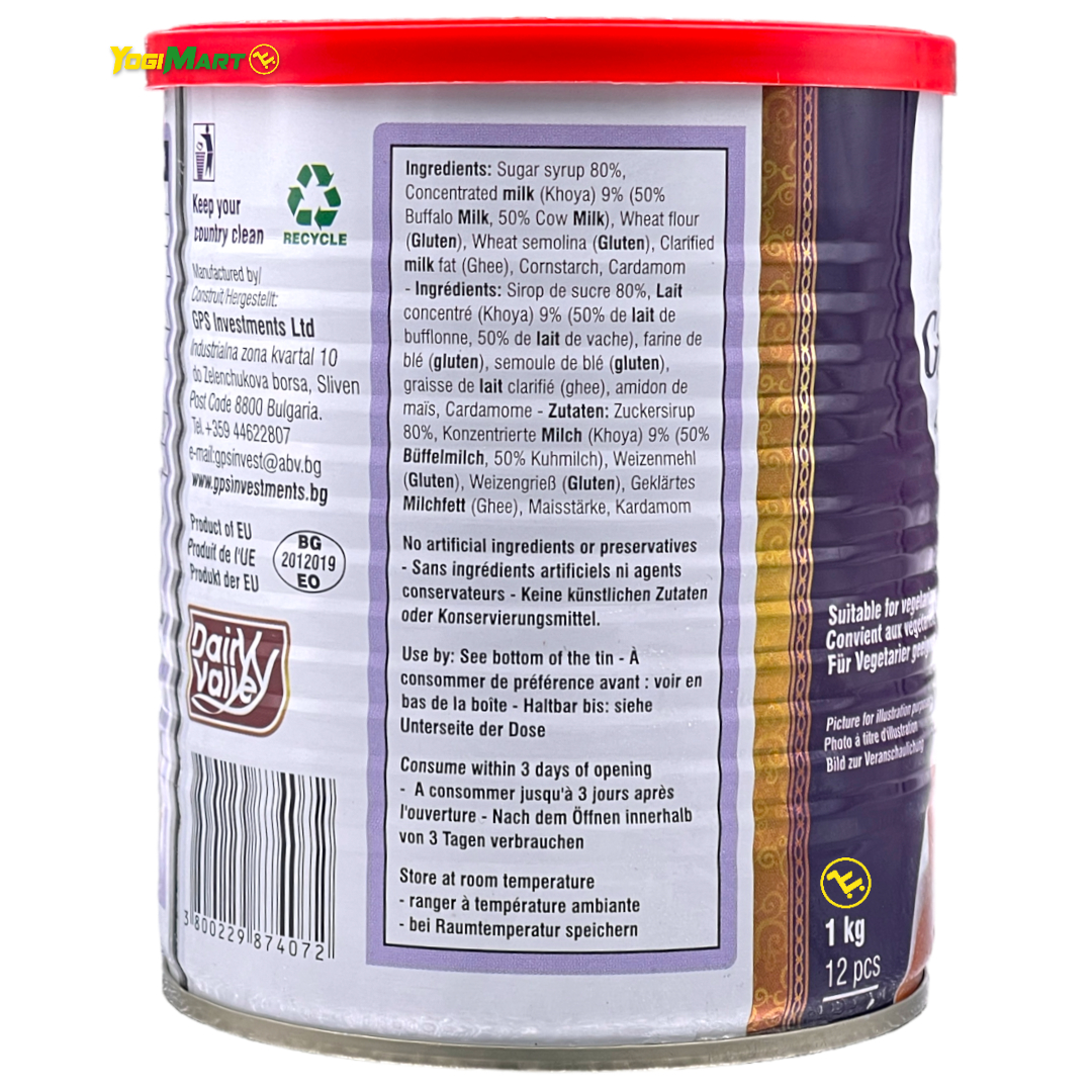 Dairy Valley Gulab Jamun 1kg - Yogi Mart - Online Indian Grocery Store