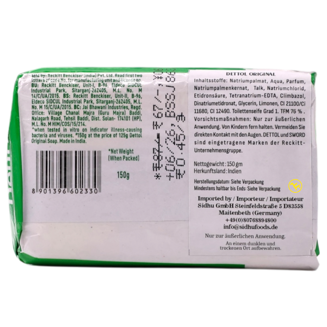 Dettol Soap Orignal 150g - Yogi Mart - Online Indian Grocery Store